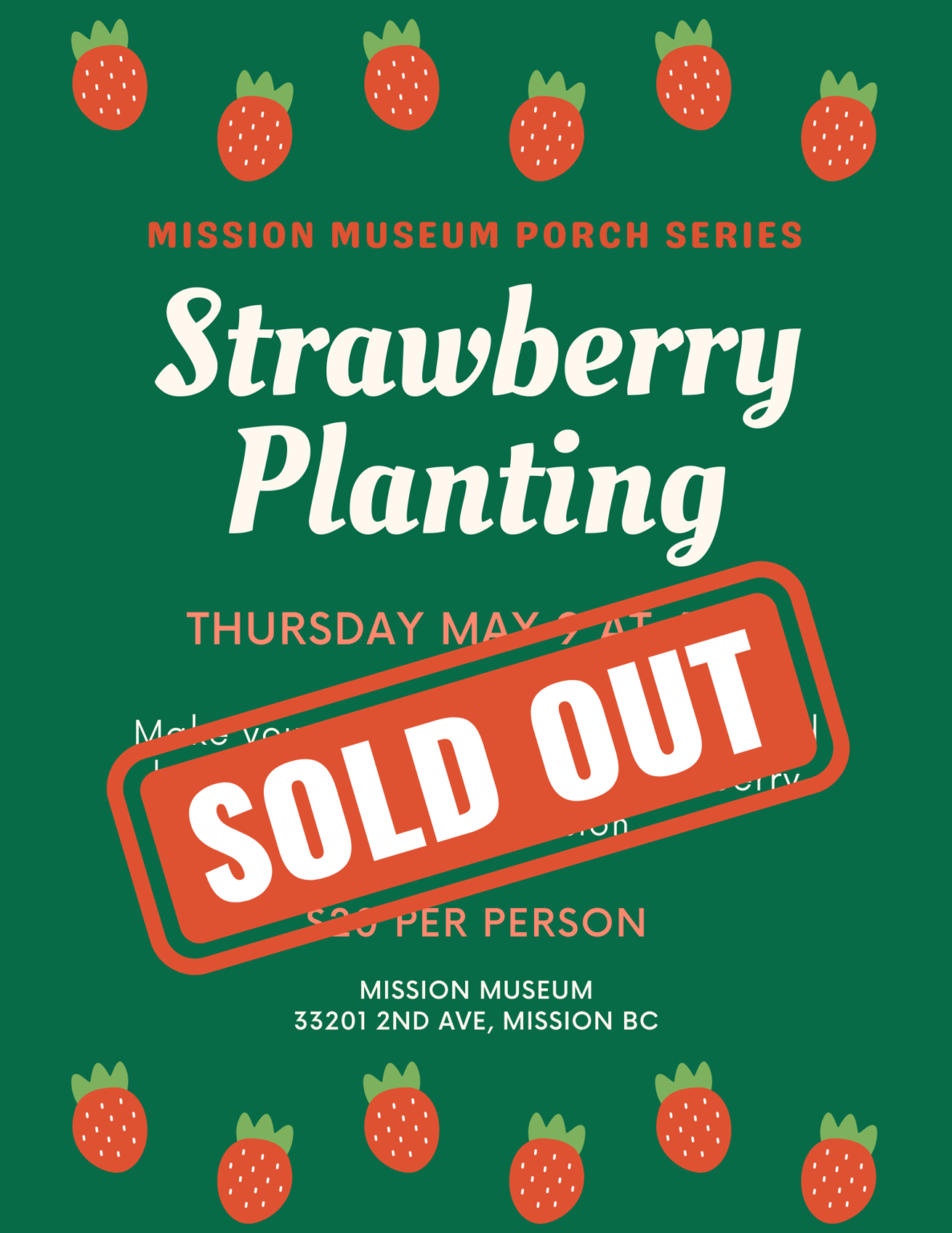Porch Events - Mission Museum